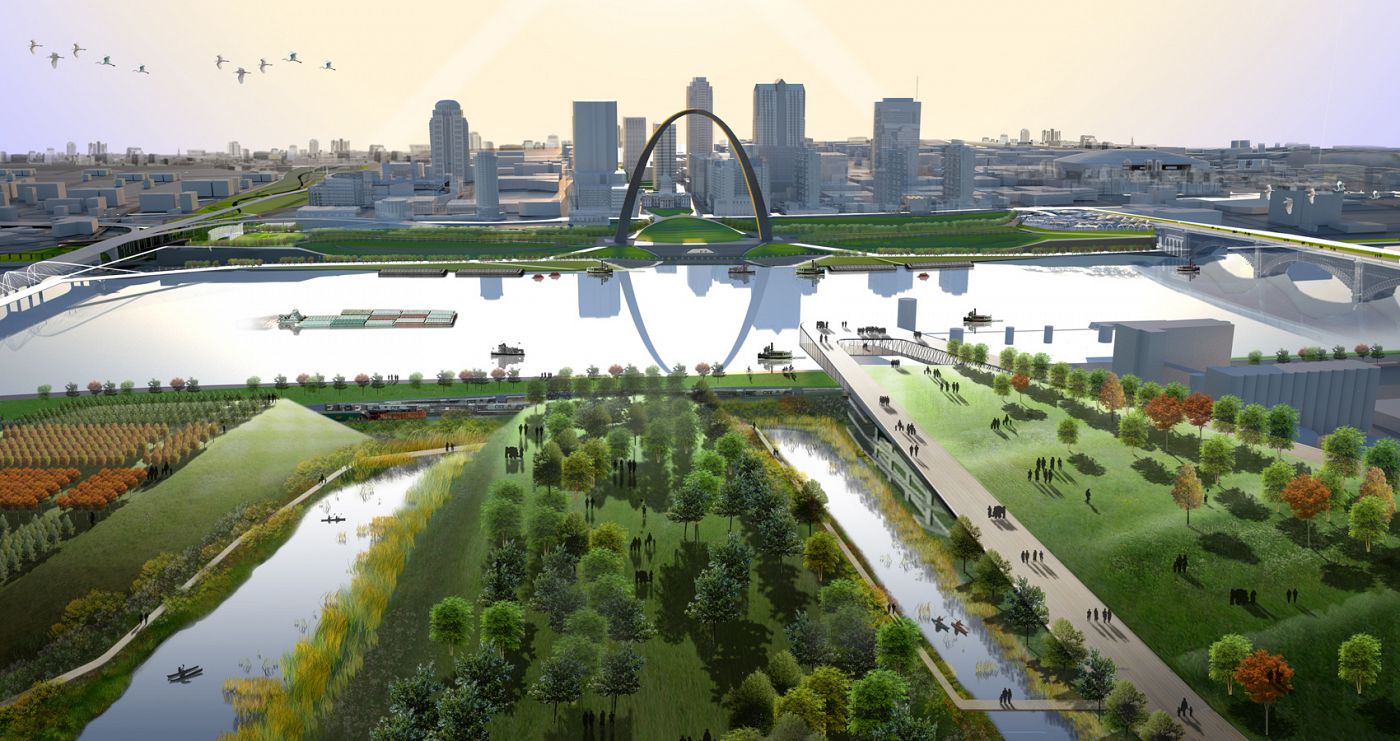 The City + The Arch + The River: Full Circle - Projects - Weiss/Manfredi