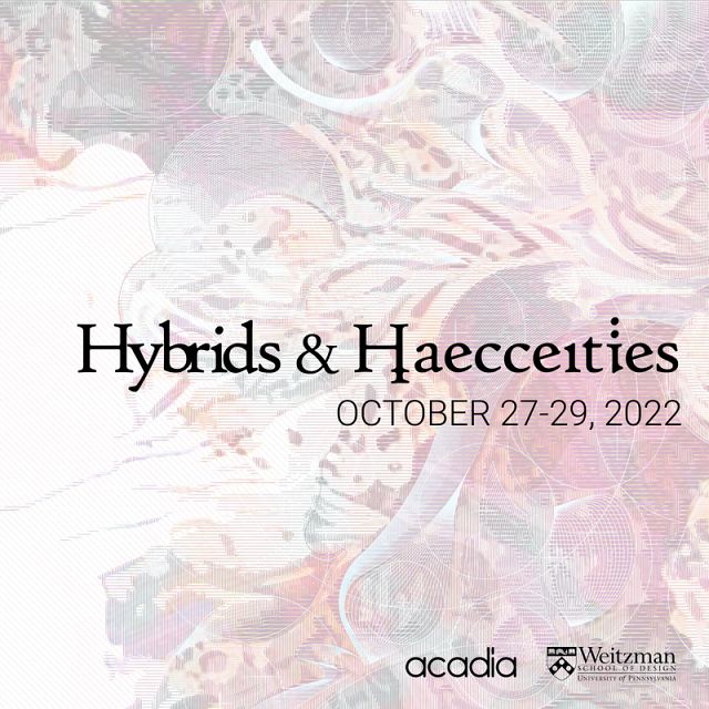 Weiss/Manfredi projects featured in ACADIA 2022: Hybrids & Haecceities ...