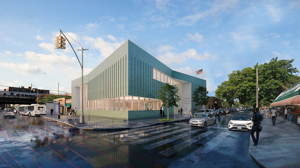 Rego Park Community Library - Projects - Weiss/Manfredi