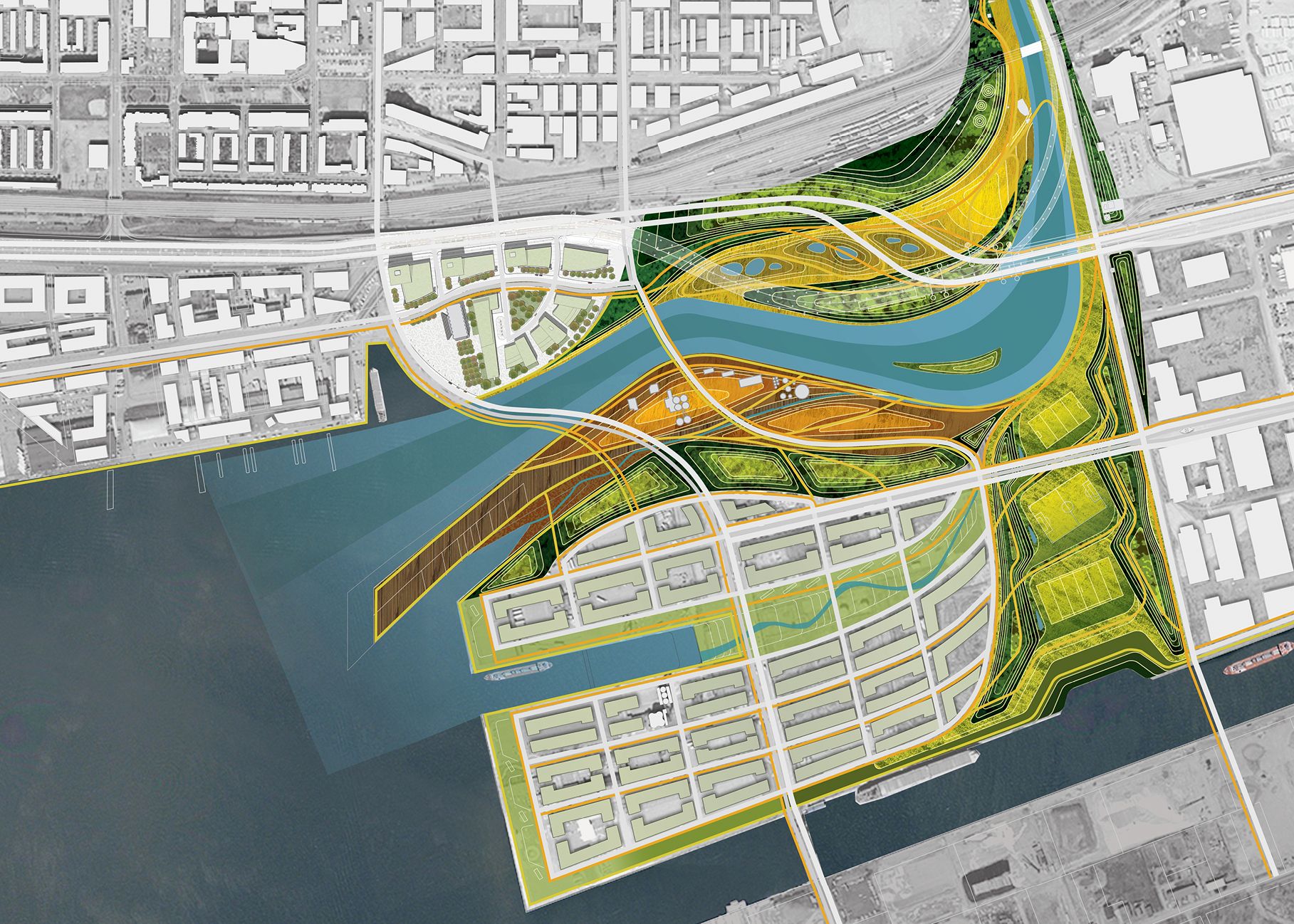 Wandering Ecologies: Toronto Lower Don Lands - Projects - Weiss/Manfredi