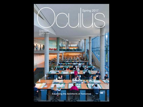 Kent CAED Featured on the Cover of Oculus Magazine - News - Weiss/Manfredi