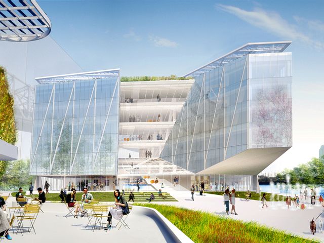 The Weiss/Manfredi-designed Corporate Co-location Building Unveiled for ...